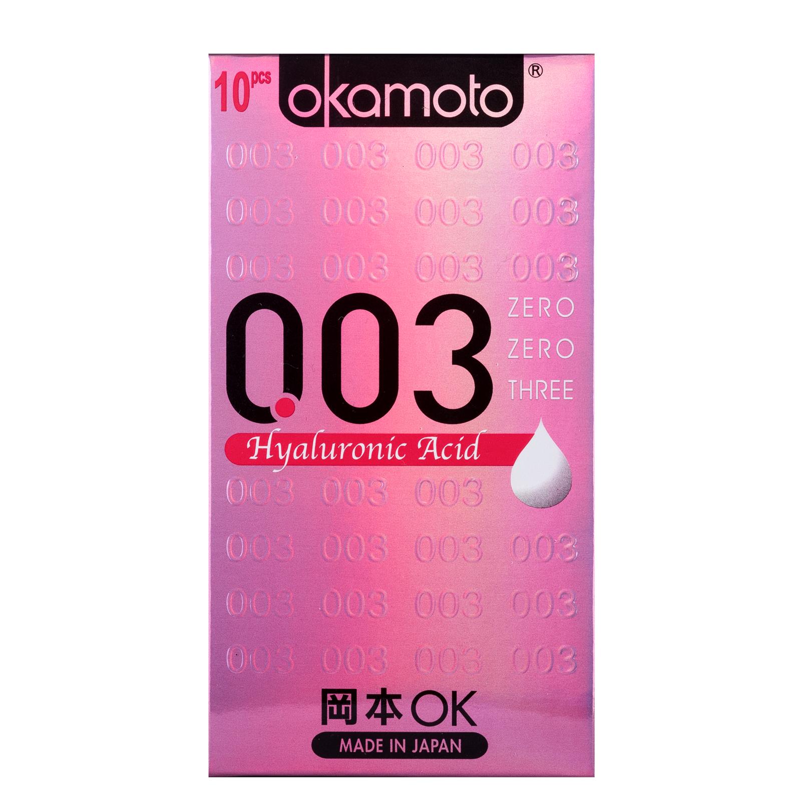 Okamoto 003 Hyaluronic Acid Condoms 10s | Doctor Anywhere Marketplace