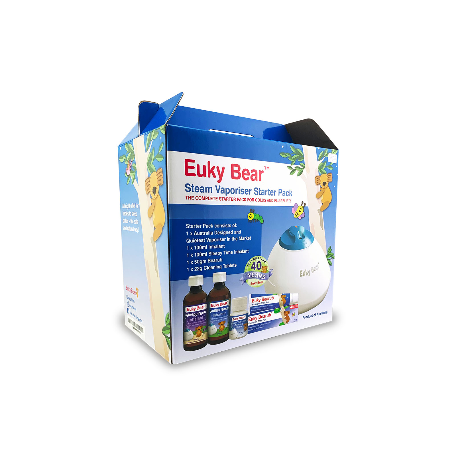 Euky Bear Steam Vaporiser Starter Kit | Doctor Anywhere Marketplace