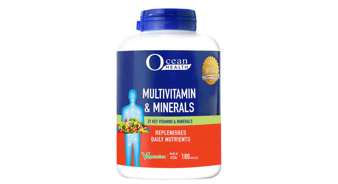 Ocean Health Multivitamin & Minerals - 180 caplets | Doctor Anywhere ...