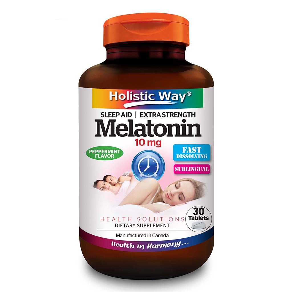 Holistic Way Melatonin 10mg 30 pc | Doctor Anywhere Marketplace