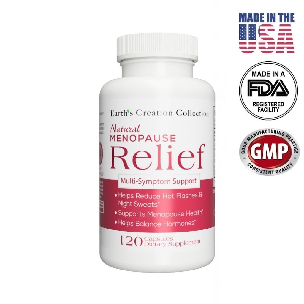 Earths Creation Natural Menopause Relief 120 Capsules Doctor