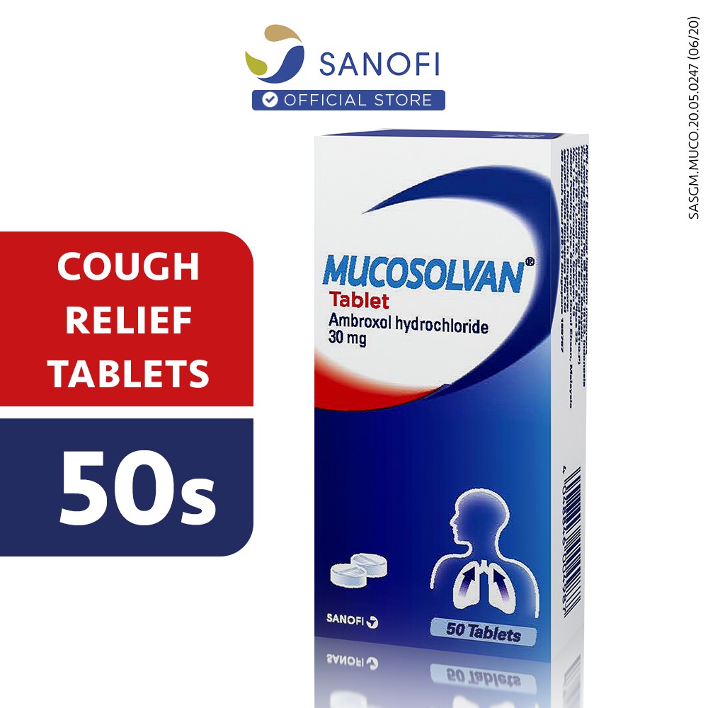 Mucosolvan Cough Relief Tablet 30Mg 50'S (SKU:101131283) | Doctor ...