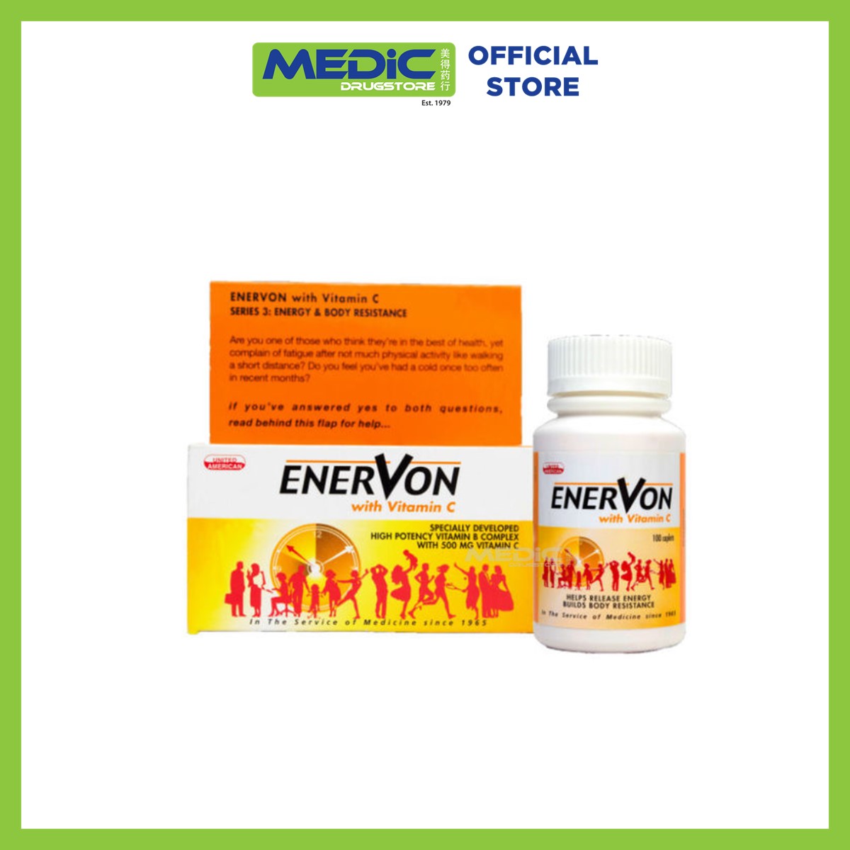 Enervon With Vitamin C 100 Caplets - (SKU: 441) | Doctor Anywhere ...