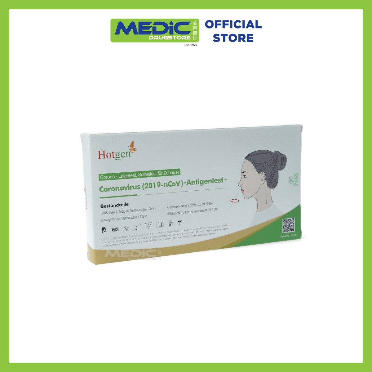 Hotgen Coronavirus (2019 nCoV) Antigen test 20s - (SKU: 20153) | Doctor ...